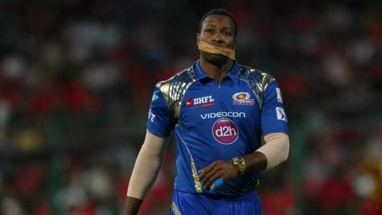 From outburst against Starc to taping his mouth: Times when Pollard's ...