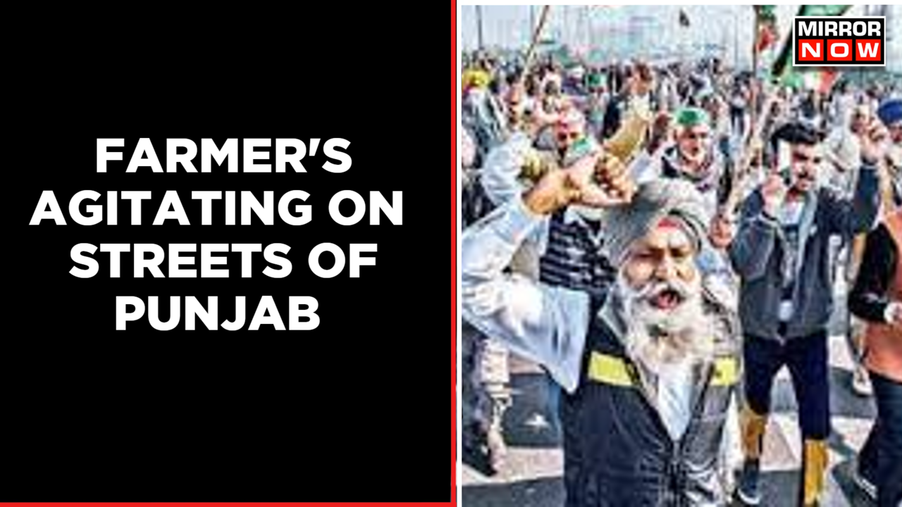 Farmers March On The Streets Of Punjab With Demands | Protest Over ...