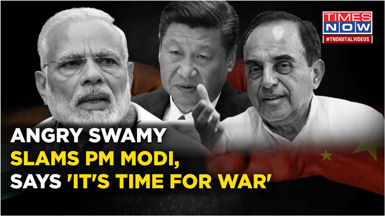 Row Over 'Not Era Of War': Subramanian Swamy Calls For 'War' After Modi ...