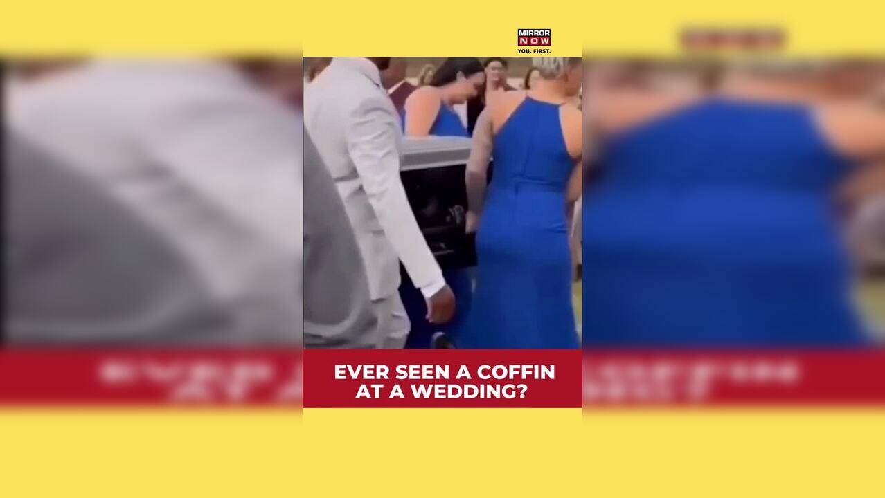 Groom arrived at his wedding in coffin video goes viral, Netizens are ...