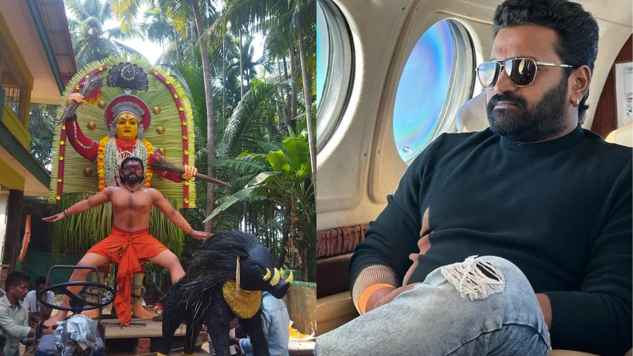 After Ram Charan-inspired Ganapati, Kantara star Rishab Shetty turns ...