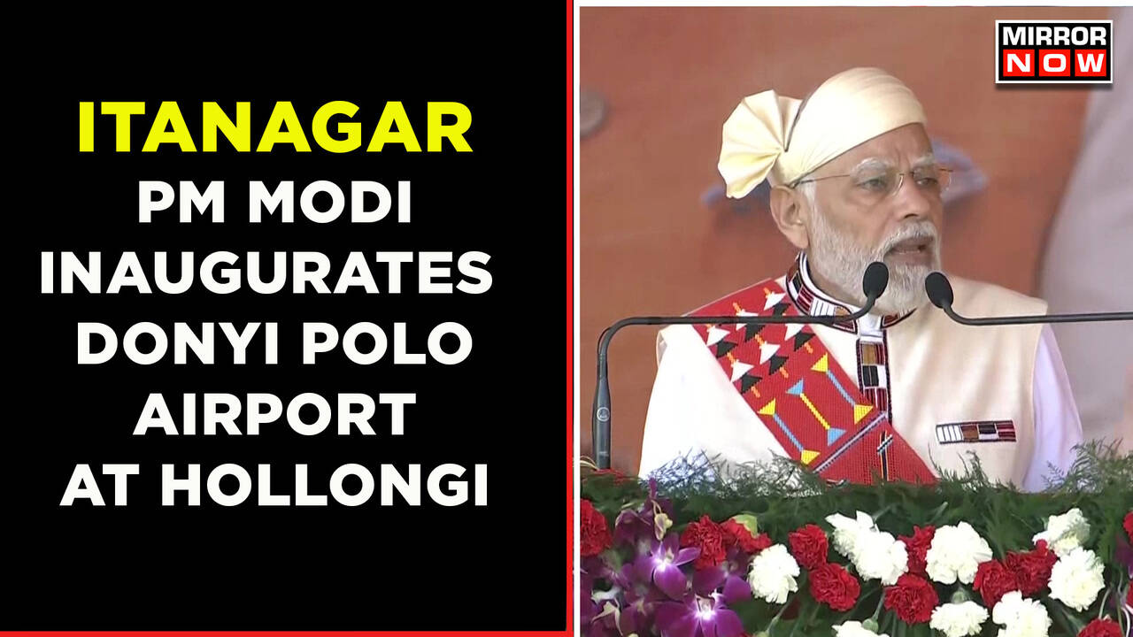 PM Modi Inaugurates Arunachal Pradesh's 1st Greenfield Airport At ... PM Modi Inaugurates Arunachal Pradesh's 1st Greenfield Airport At ...