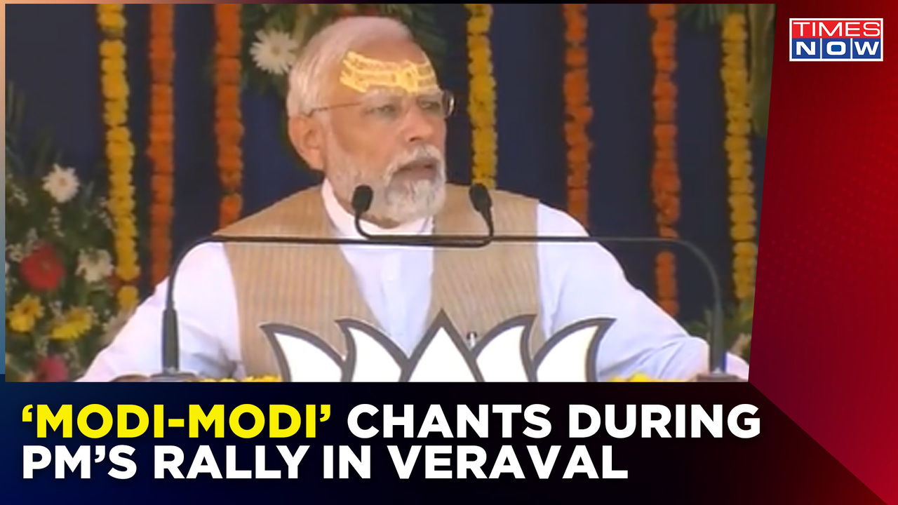 PM Modi Gujarat Visit: Crowds chant 'Modi-Modi' during PM's rally in ...