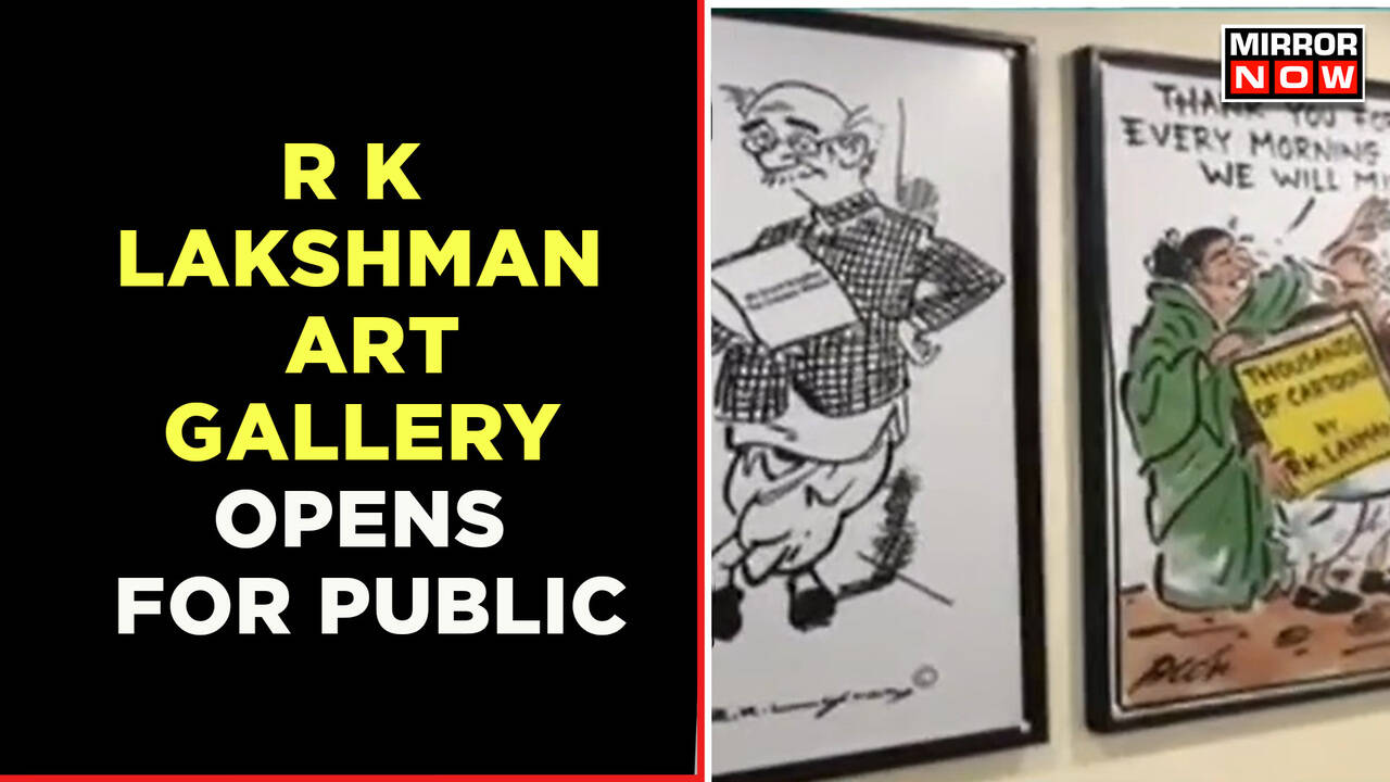 R K Lakshman Art Gallery Opens For Public | R K Lakshman's Family ...