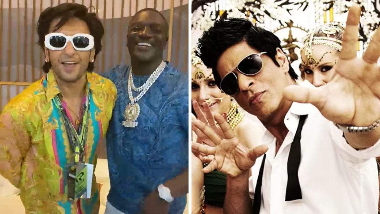Ranveer Singh, Akon jam to SRK's iconic Chammak Challo at Abu Dhabi ...