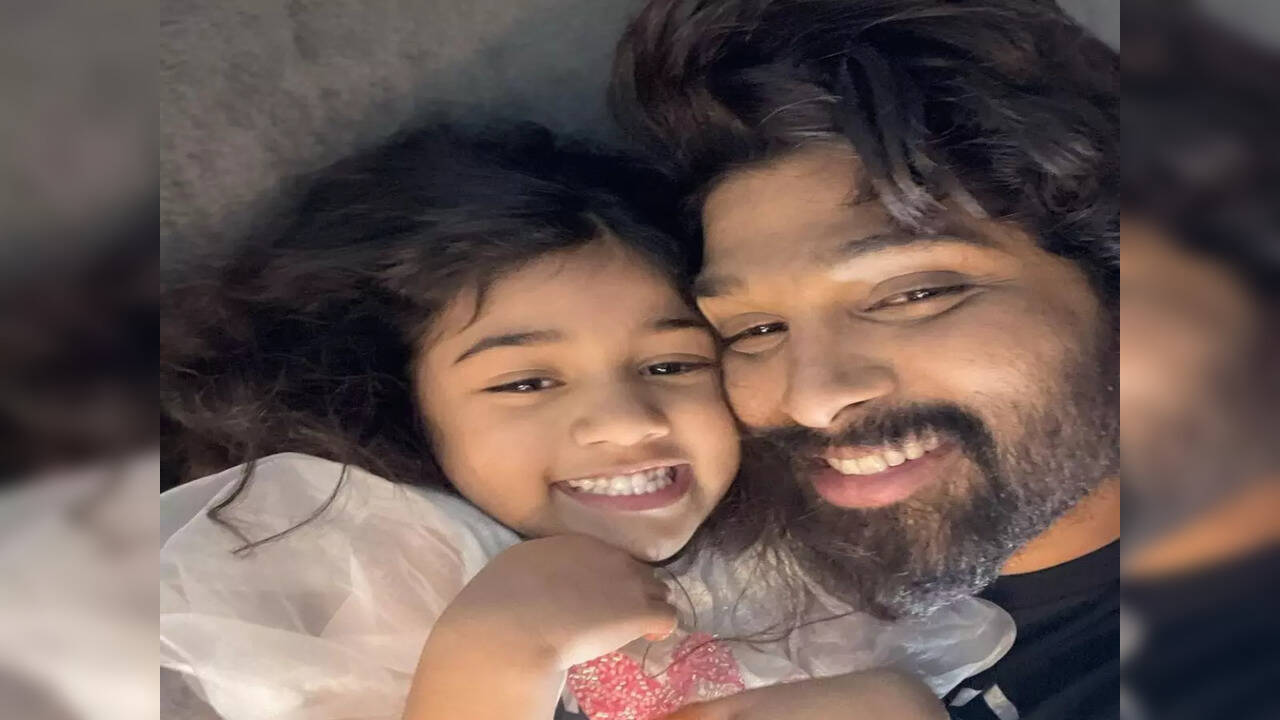 Pushpa Allu Arjun shares adorable video of daughter Allu Arha on 6th ...