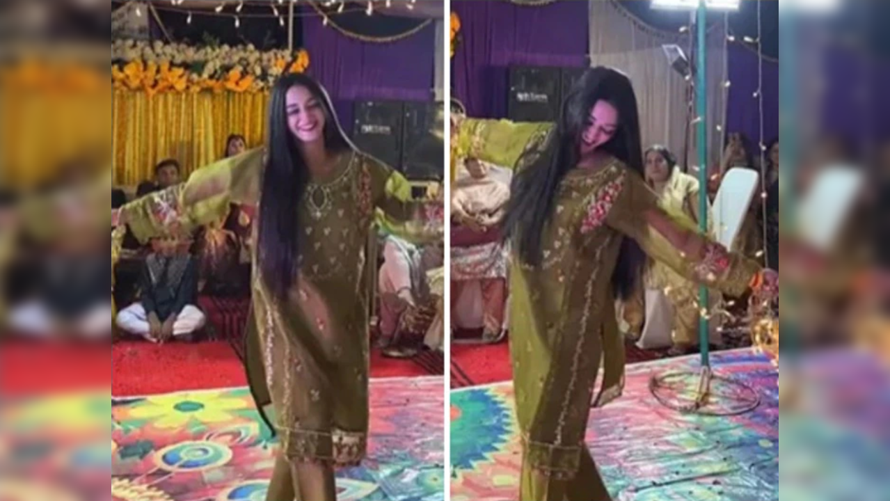 Pakistani girl viral dance | Pakistani girl Ayesha's dance to 'Mera Dil ...
