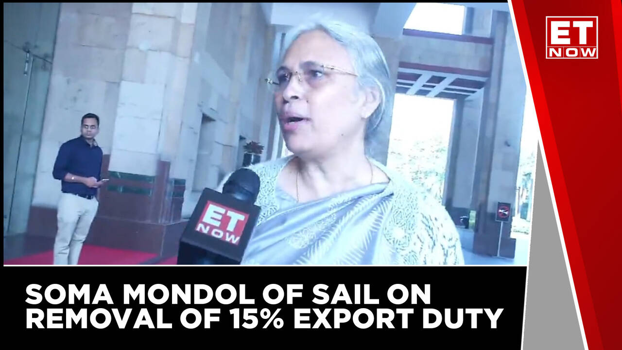 Soma Mondal Of SAIL Speaks On Removal Of 15% Export Duty & Other ...
