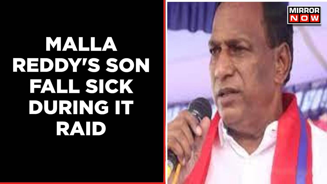 IT raids At TRS Minister Malla Reddy's Home In Hyderabad | English News ...