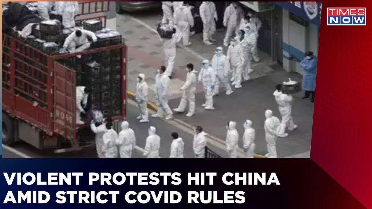 Protests Hit China's iPhone Factory | Outrage Over COVID Rules ...