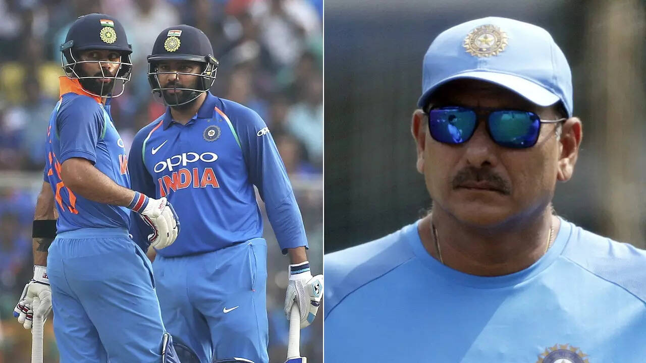 Spotlight is on Virat Kohli and Rohit Sharma: Ravi Shastri on Indian ...