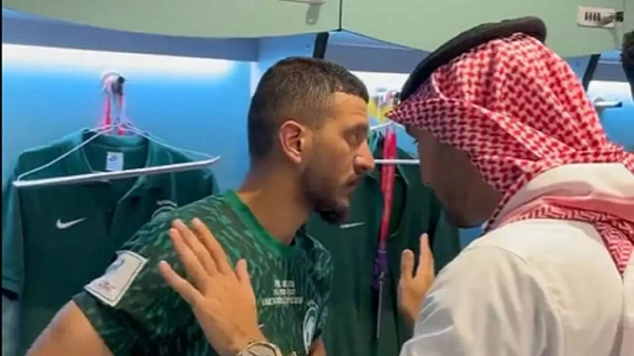 WATCH: Saudi Arabia minister consoles player after his mistake vs ...