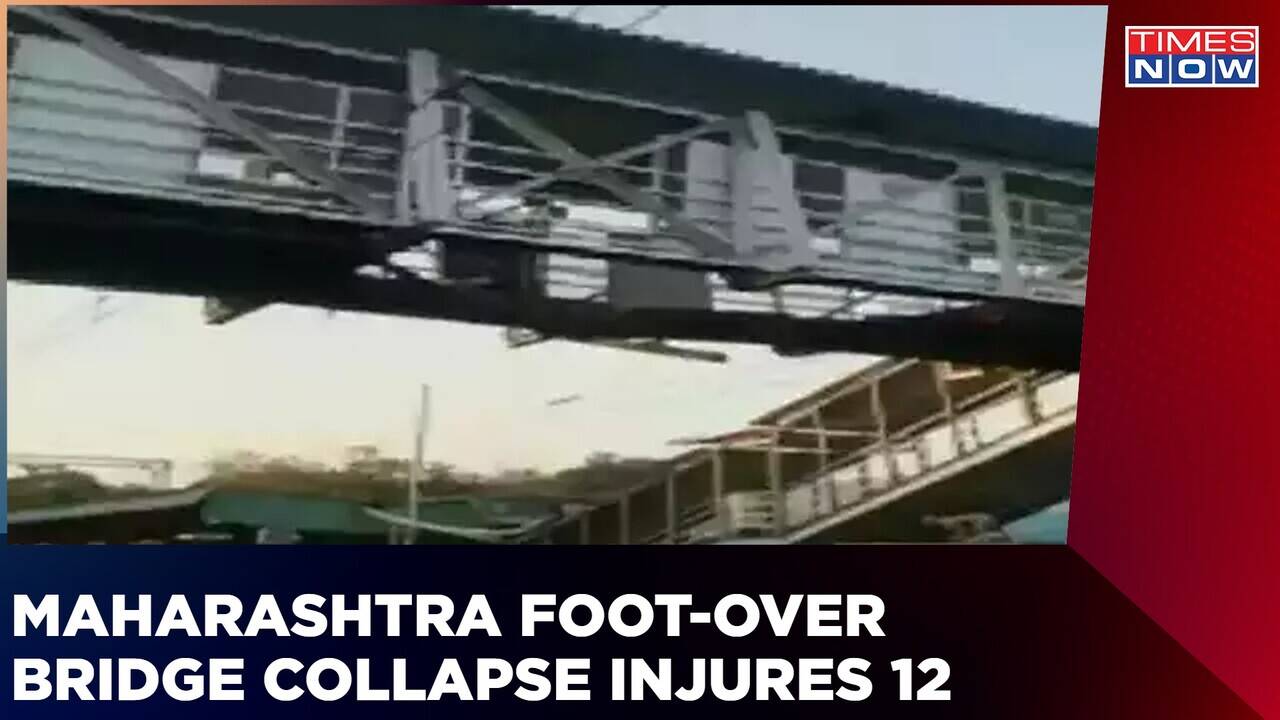 Foot-Over-Bridge Collapses At Maharashtra Railway Station | 12 Injured In Mishap | English News ...