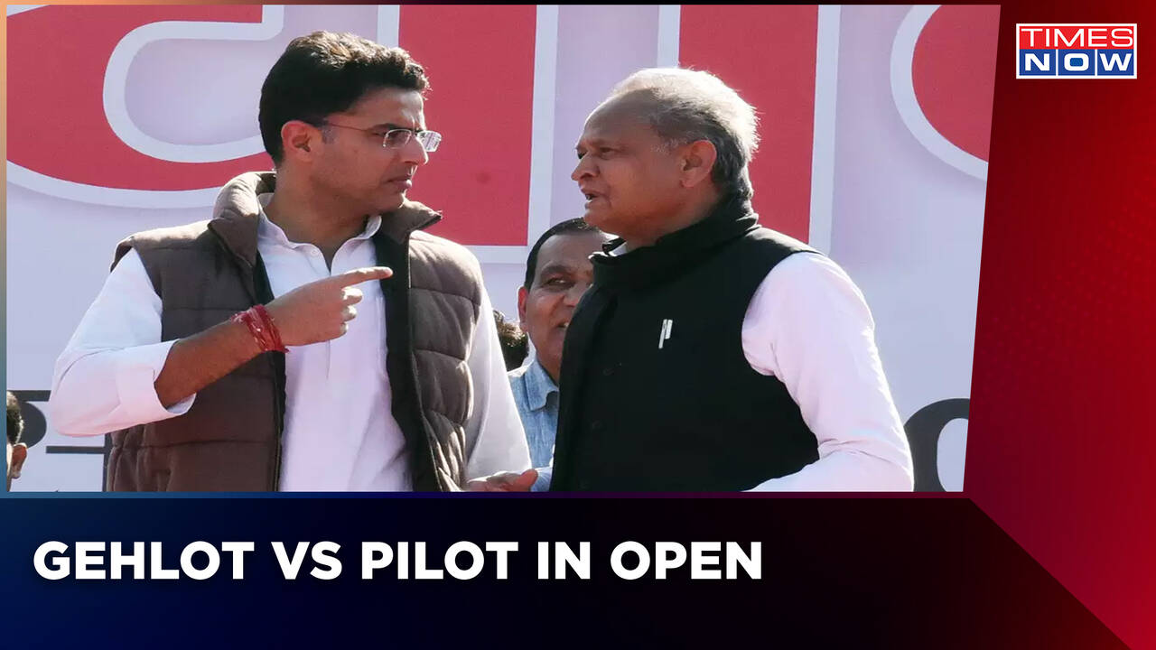 Ashok Gehlot Vs Sachin Pilot Erupts In Open As Rajasthan CM Calls Pilot Gaddar | Times Now