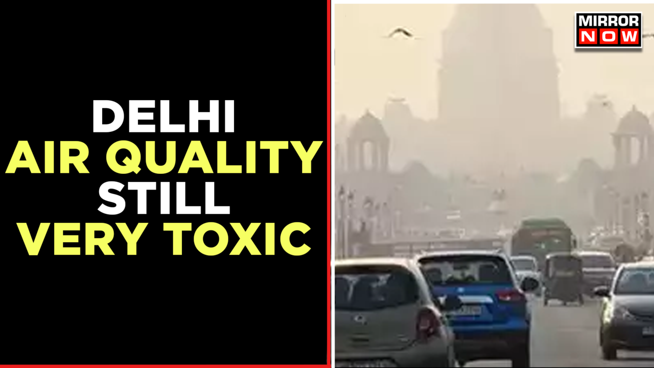 Delhi Continuous To Breath Poisonous Air, AQI Hits 317 On Monday ...