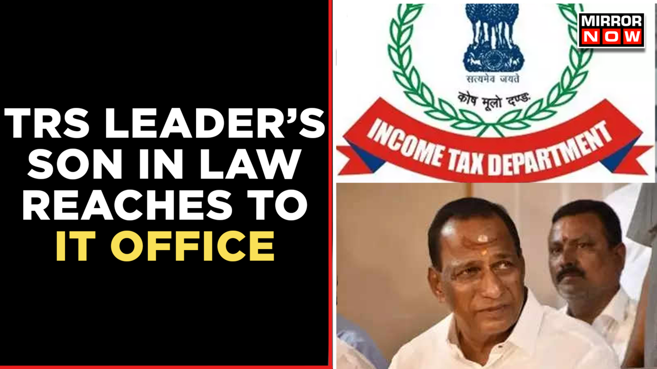 TRS Minister Malla Reddy's Son In Law Reaches To Income Tax Office | IT ...