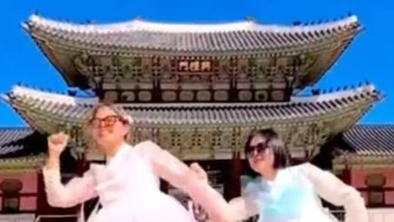 Korean woman and mother-in-law dance to 'Ra Ra Reddy' | Times Now