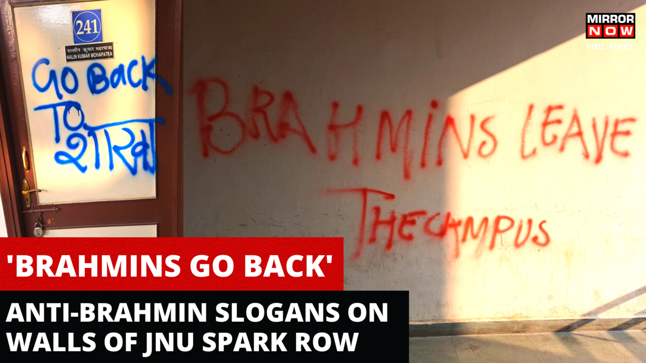 JNU Wall Row: 'Casteist' slogans on JNU walls; ABVP & teachers' body ...