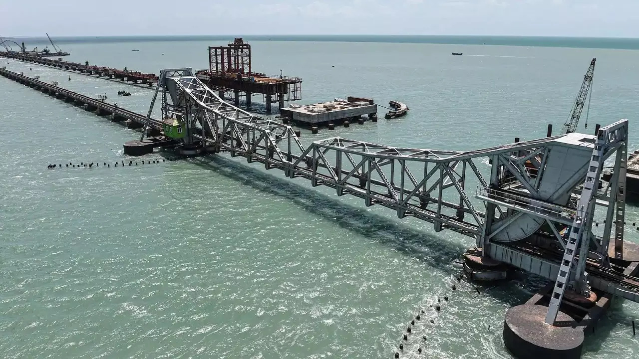 Rameswaram: India's first vertical lift sea bridge to be completed soon ...