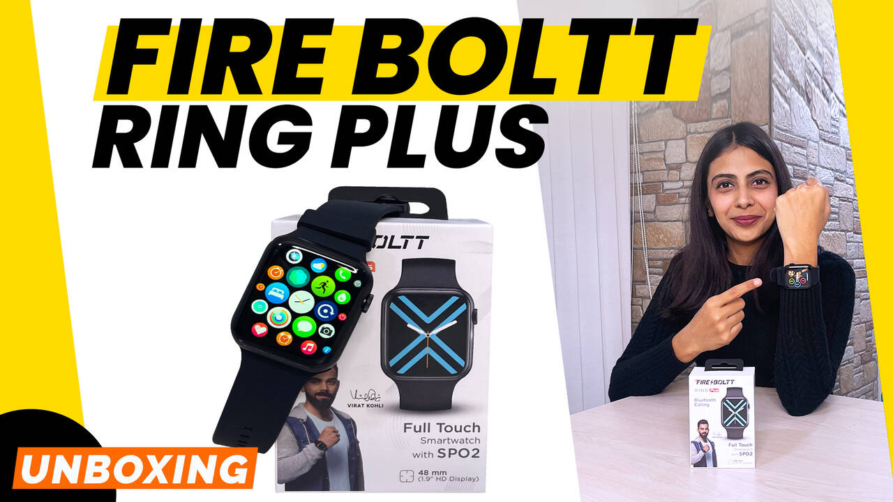 Fire Boltt Ring Plus Smartwatch Unboxing | Best Bluetooth Calling ...