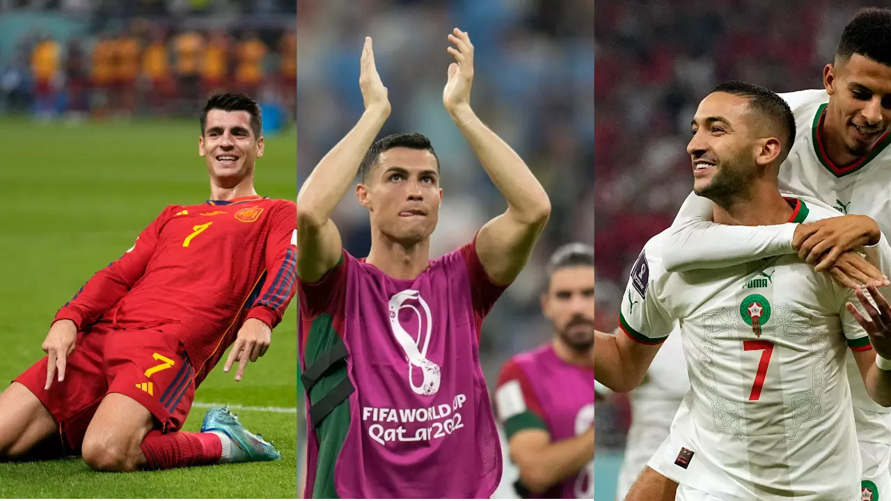 Football matches today: Morocco battle Spain, Portugal face Switzerland ...