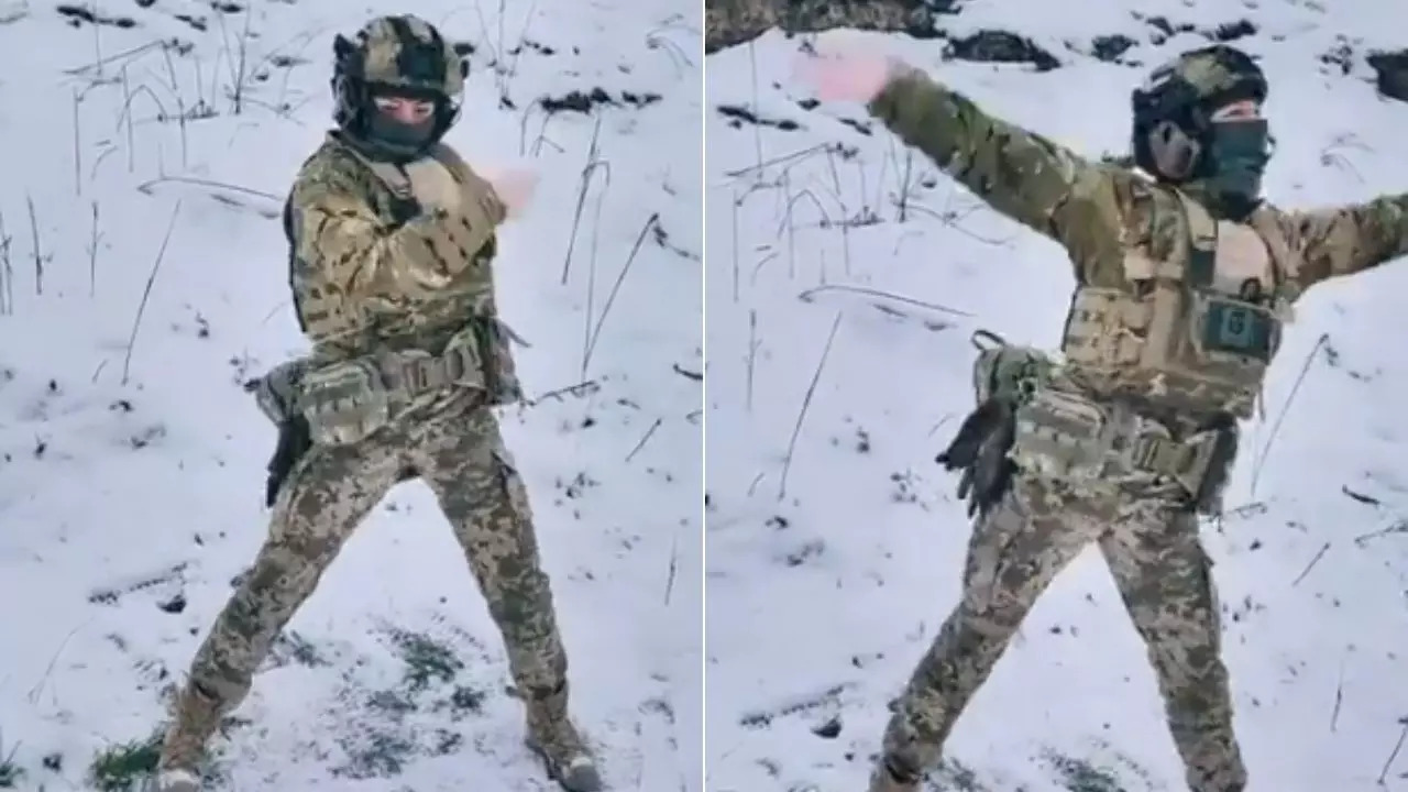 WATCH- Ukrainian soldier's 'morning Pikachu dance' in viral video ...