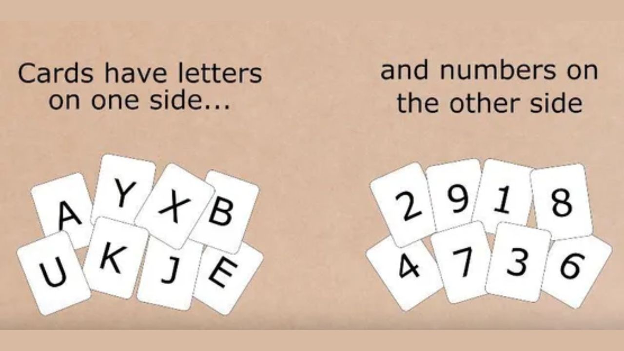 How logical are you? Only 4 per cent people can solve this simple card ...