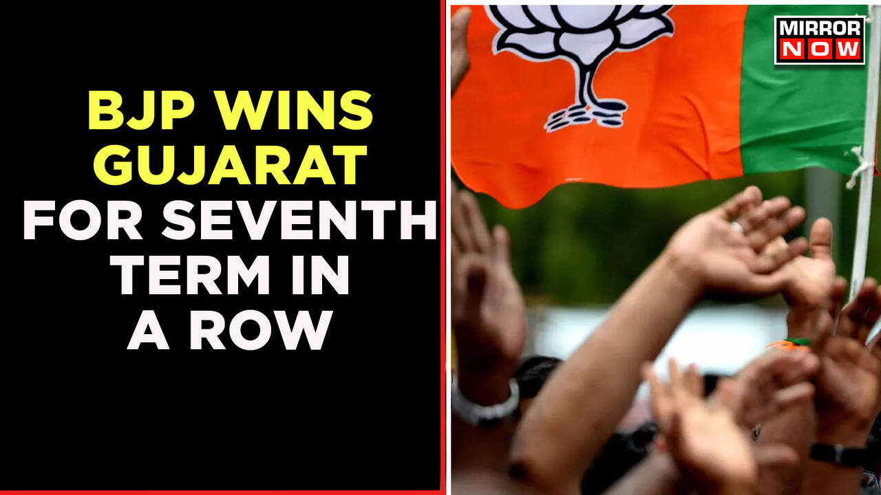 Gujarat Elections 2022 |BJP Witnesses Sweeping Victory In PM Modi's Home Turf, Celebrations ...