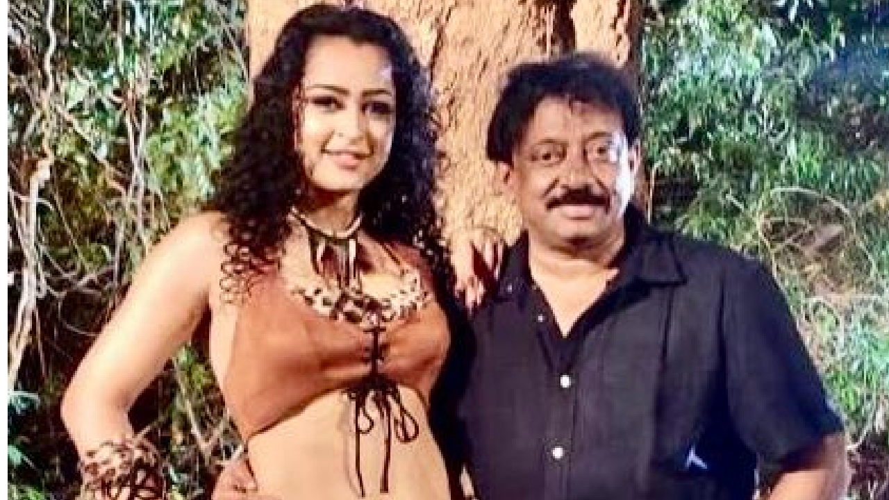 After viral licking video of Ram Gopal Varma with Ashu Reddy, he drops another photo with Apsara ...