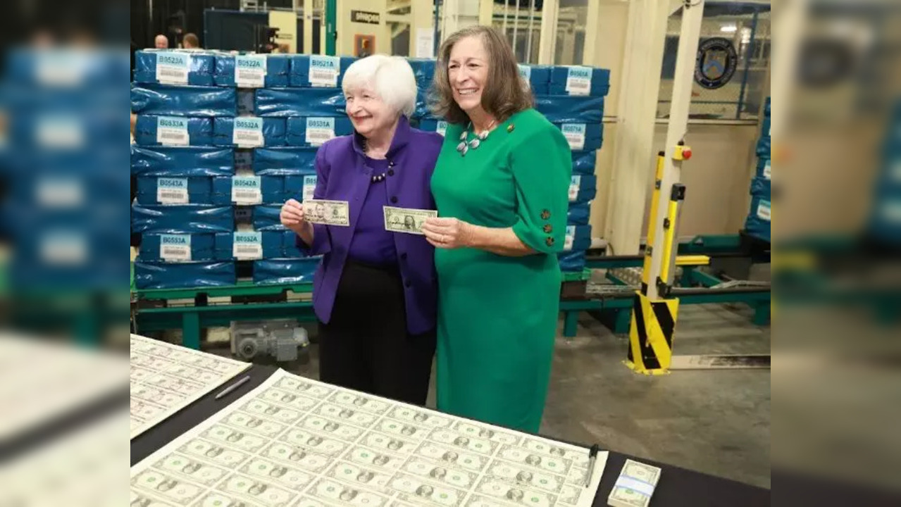 In a first, US currency notes to carry signature of female Treasury ...