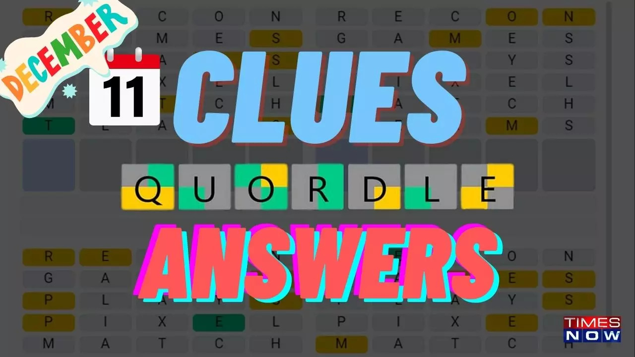 Quordle hints, clues, and answers for Dec 11; WordGame Sunday ...