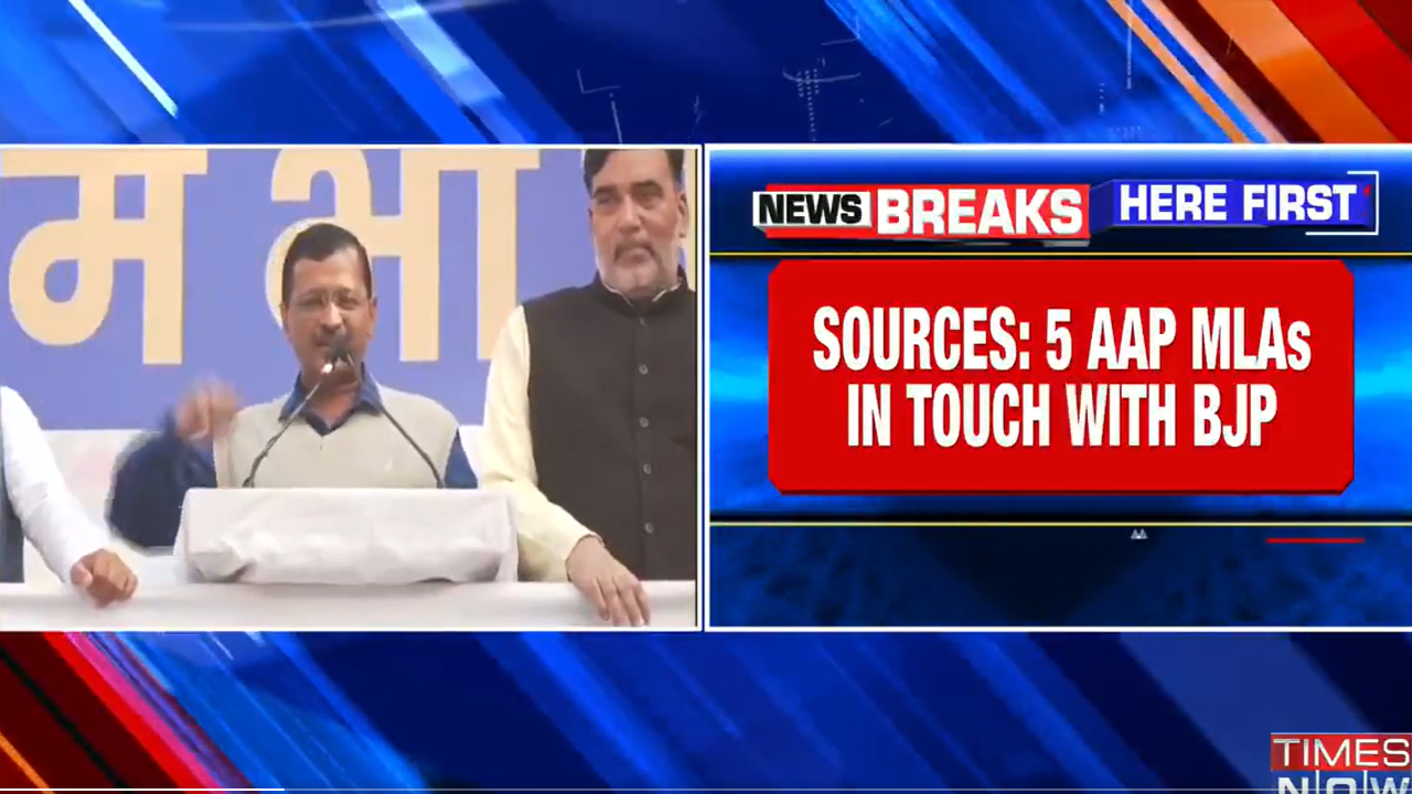 Gujarat headache for AAP: 'Five party MLAs in touch with BJP' | India News, Times Now