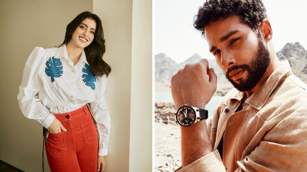 Siddhant Chaturvedi, Navya Nanda leave Amritpal's birthday bash together, spark dating rumours ...