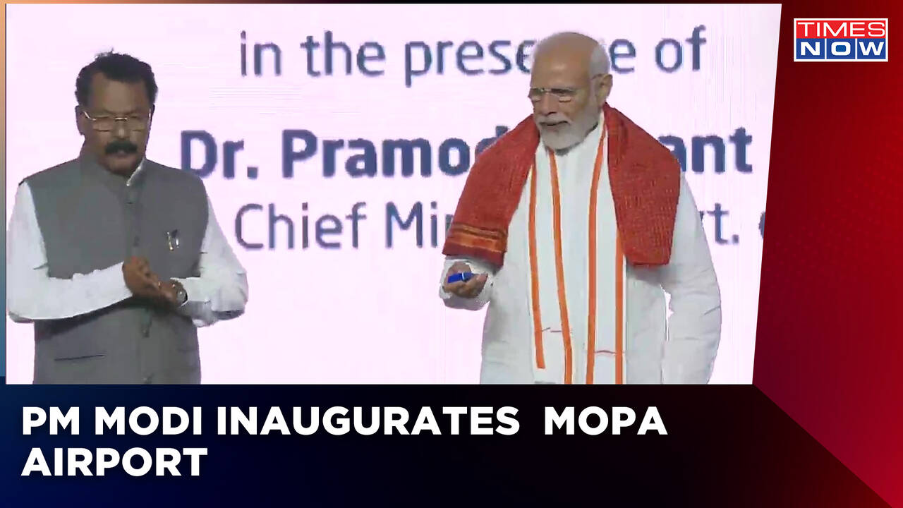 PM Narendra Modi Inaugurates New International Airport In Mopa | Times ...