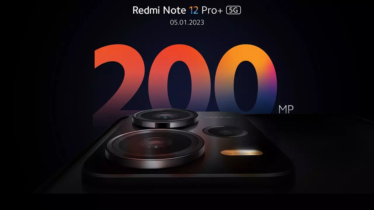 Redmi Note 12 Pro+ with 200MP camera confirmed to launch on January 5 ...