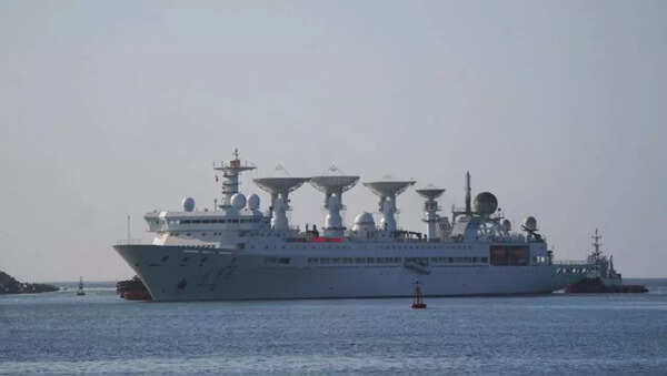 Chinese 'spy' ship Chen Jingrun edging closer to Indian subcontinent ...