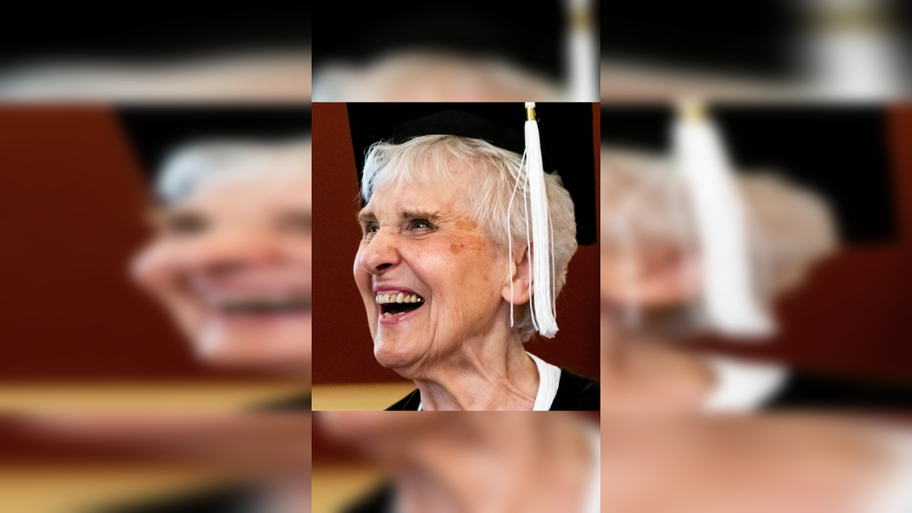 Learning has no age limit! 90-year-old woman graduates after starting ...