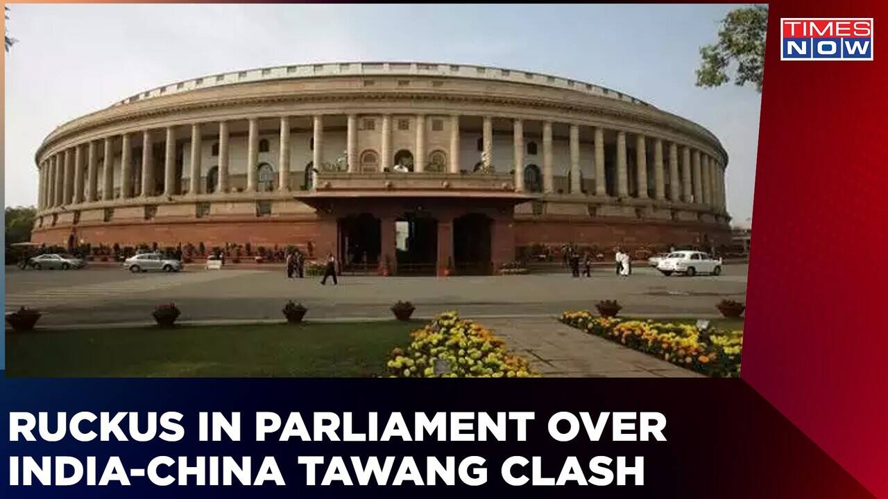 Ruckus Inside Parliament Over India China Clash In Tawang | English ...
