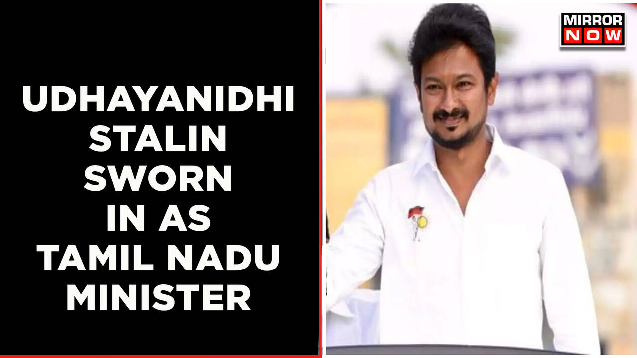 MK Stalin's Son Udhayanidhi Sworn In As Minister | To Join Father's ...