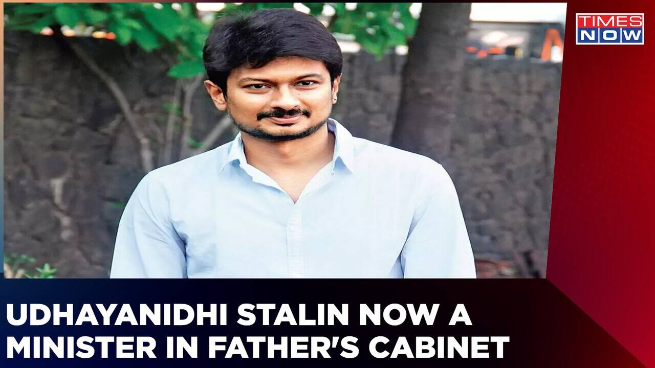 MK Stalin's Son Udhayanidhi Sworn In As Minister | Joins Father's ...