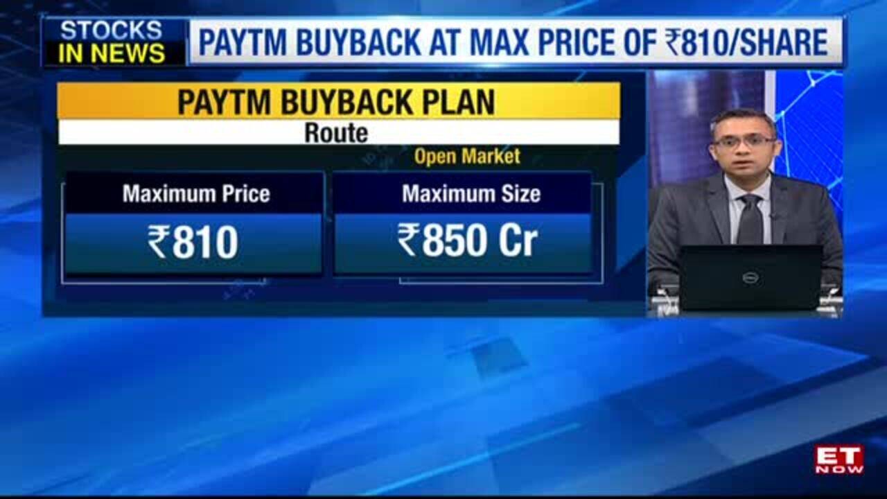 Paytm To Buyback Shares Worth Rs 850 Crore | Shares | Share Market ...