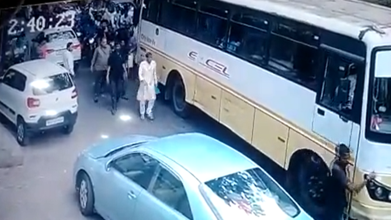 WATCH: Man ‘run over’ by bus miraculously escapes in Mumbai