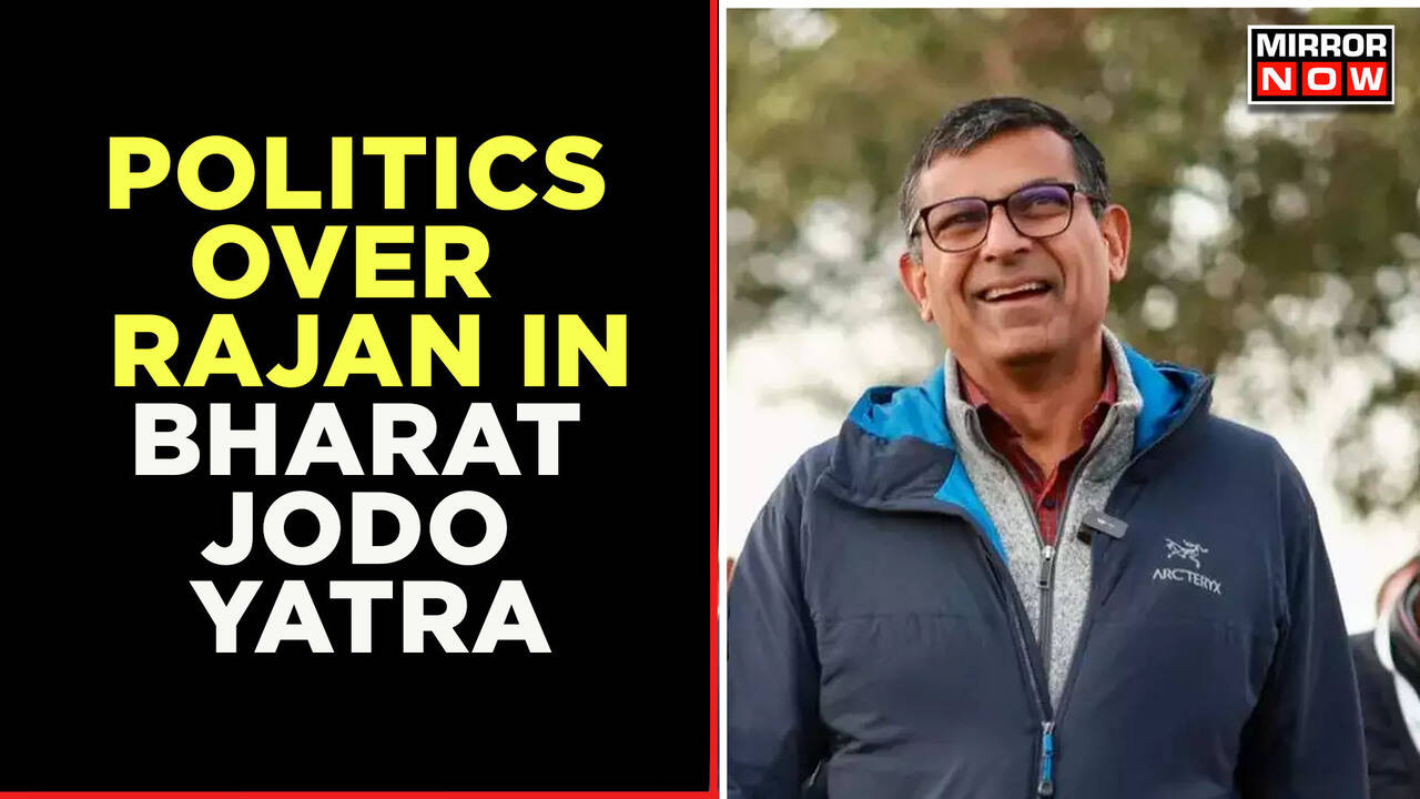 Politics Over Raghuram Rajan Joined Rahul Gandhi's Bharat Jodo Yatra | Mirror Now | English News ...