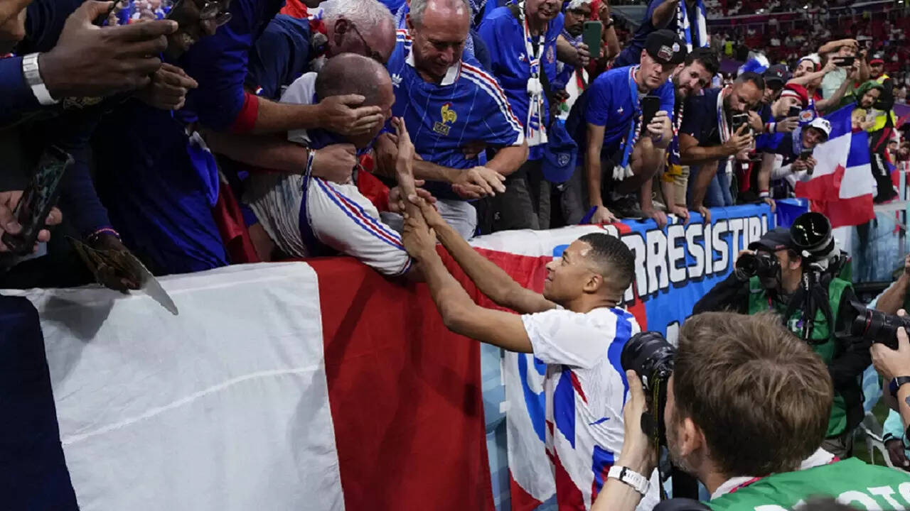 WATCH: Kylian Mbappe rushes to check fan after hitting him on the face ...
