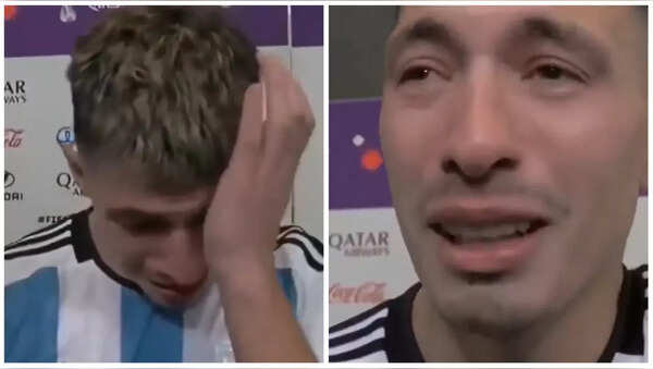 Argentina's Lisandro Martinez emotional after semi-final, dedicates win ...
