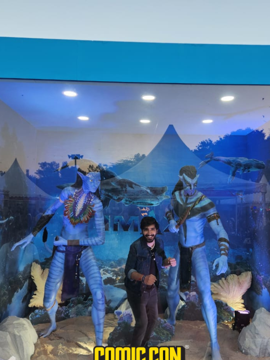 Comic Con 2022: Lifelike Avatar statue shot on iPhone.| Times Now