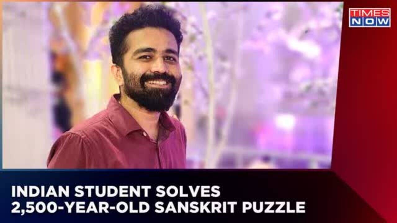 Indian Student Rishi Rajpopat Solves 2,500-Year-Old Sanskrit Puzzle At ...