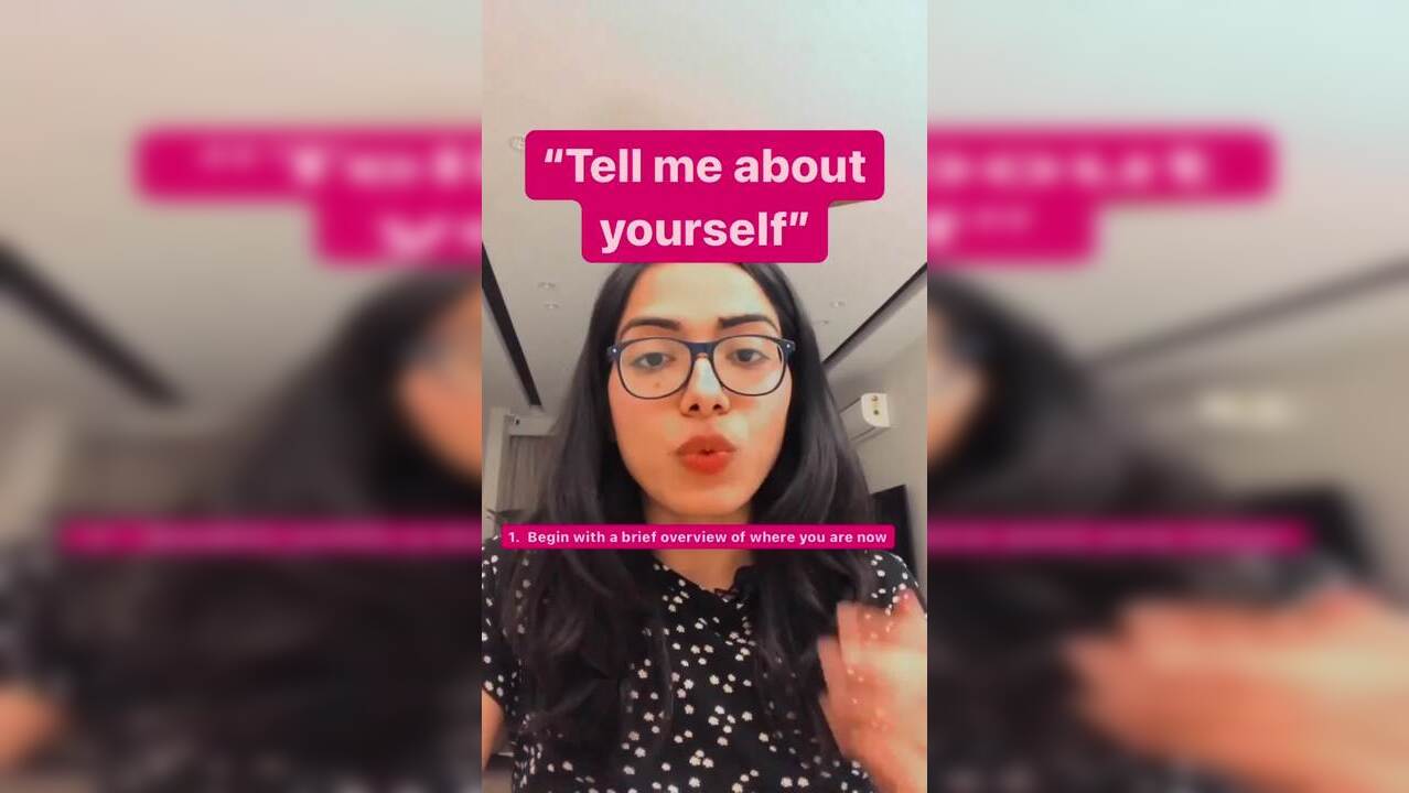 How to introduce yourself in interview? These Instagram reel videos ...