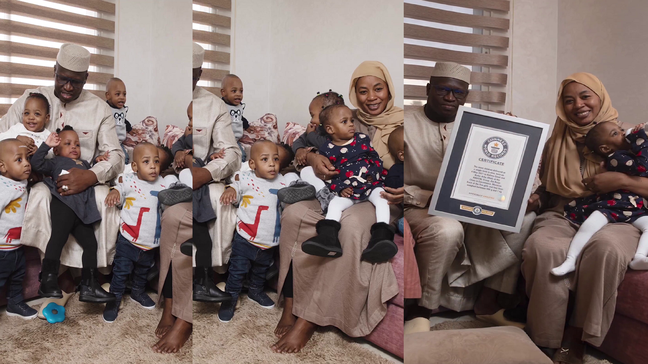 'Started with 7, Allah blessed us 9': Guinness World Records shares ...