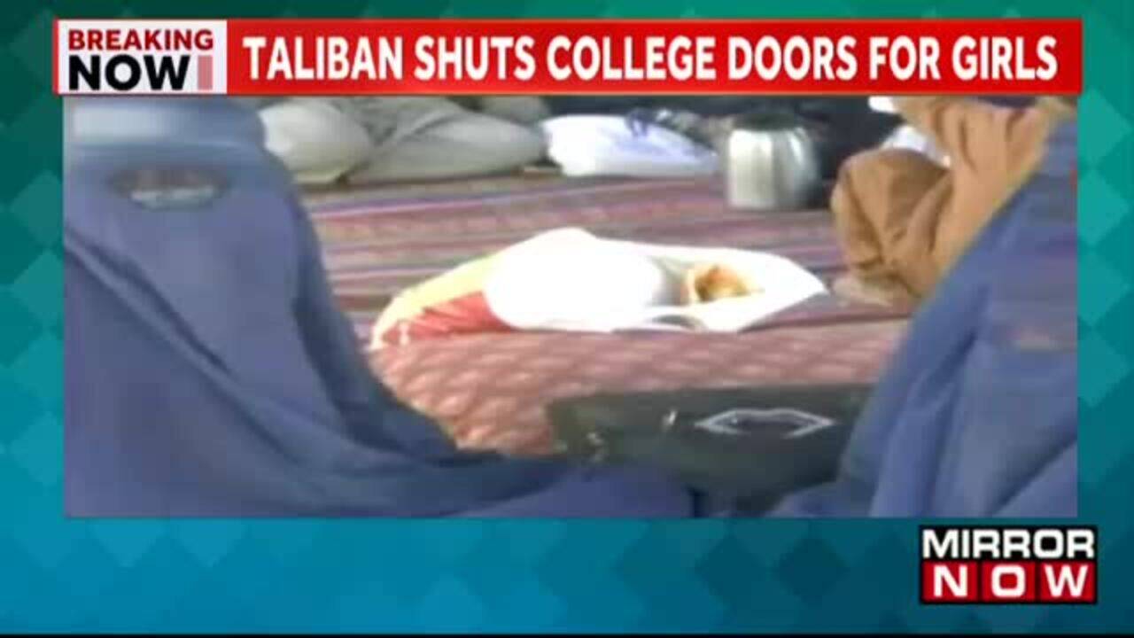 Taliban Bans Women From College Shuts Higher Education In Afghanistan